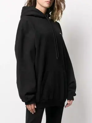 Balenciaga Logo Print Medium Fit Hoodie