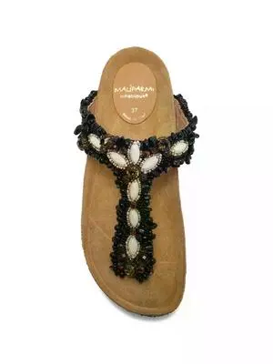 Malìparmi Embellished T-bar Sandals