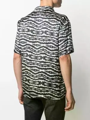 Philipp Plein Tie-dye Print Bowling Shirt