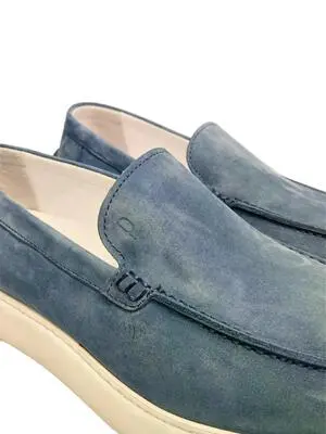 POCHE PARIS Suede Slip-on Loafers