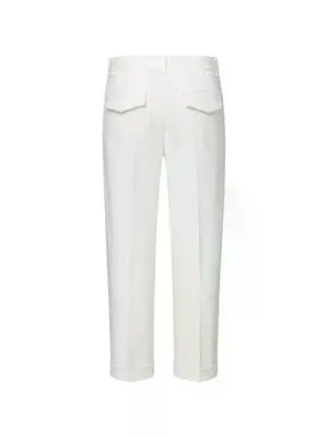 PAOLO PECORA Pleated D-ring Trousers - Neutrals