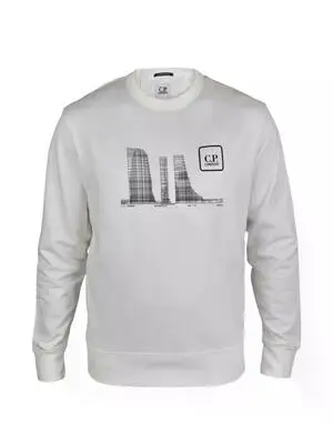 C.P. COMPANY Graphic Print Crew Neck Sweatshirt