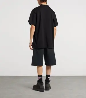 Balenciaga Wet Brush Oversized T-shirt - Black