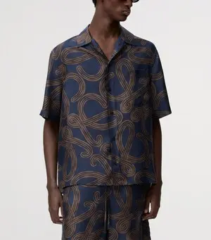 Loewe X Paula's Ibiza Silk Anagram Shirt