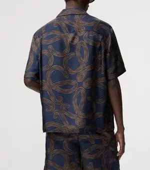 Loewe X Paula's Ibiza Silk Anagram Shirt