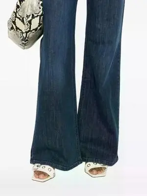 GOD SAVE DENIM Dalia Faded Wide-leg Jeans