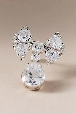 Nadri Whimsy Bow Drop Earrings