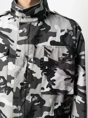 Off-White Camouflage Print Jacket