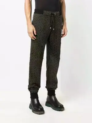 Balmain Monogram-print Track Pants