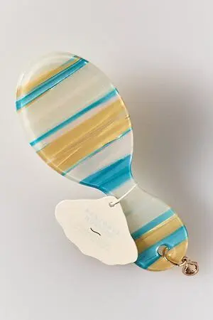 Anthropologie Mini Hairbrush With Charm - Multi