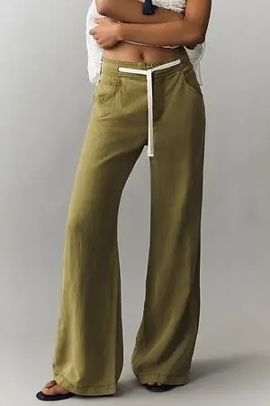 PILCRO Relaxed Flare Pants