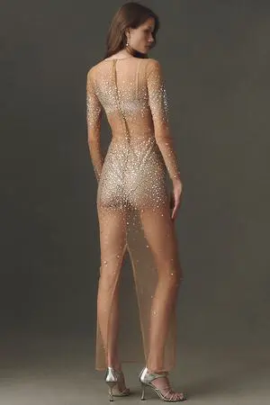 Retrofete Miranda Embellished Maxi Dress