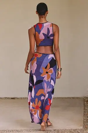 CELANDINE Cutout Maxi Dress