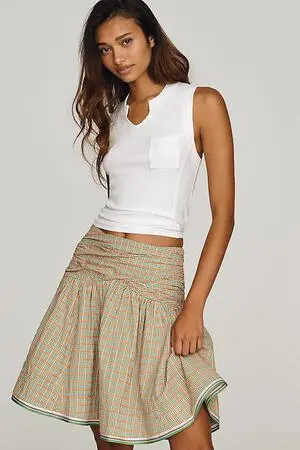 Mini Skirts with Zipper Detail