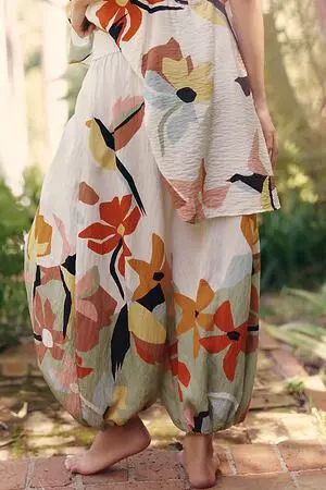CELANDINE Flowy Balloon Pants