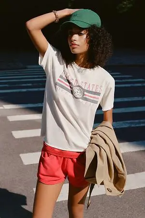 DAILY PRACTICE Cotton Athletic Shorts - Red