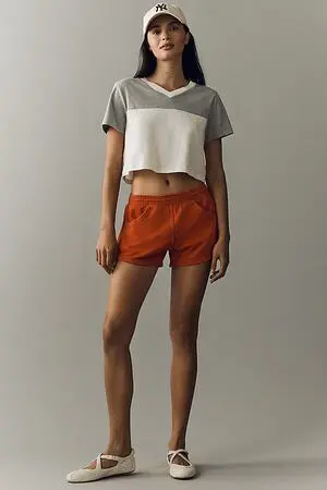 DAILY PRACTICE Cotton Athletic Shorts - Red