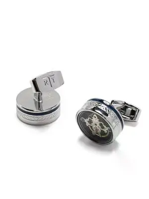 Tateossian Skull Tourbillon Cufflinks - Silver