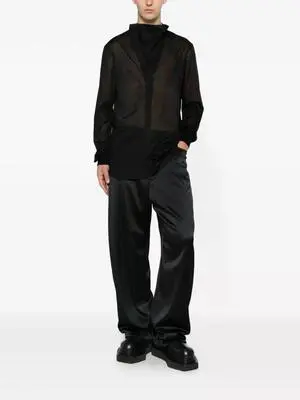 Rick Owens Island Sheer-panel Shirt