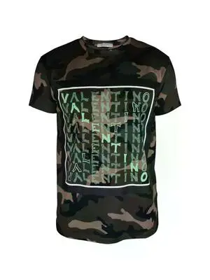 Valentino Garavani Multi Logo Camouflage T-shirt