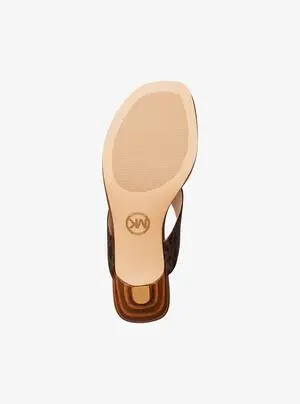 Michael Kors Anneka Logo Thong Sandal