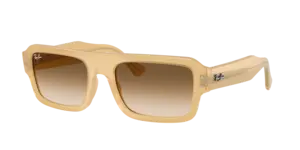 Ray-ban Ray-Ban Flacko Bio-Based Sunglasses Clear Gradient Brown