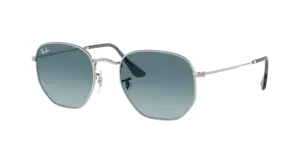 Ray-ban Ray-Ban Hexagonal Flat Lenses Sunglasses Blue Gradient Grey