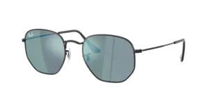Ray-ban Hexagonal Flat Lens Sunglasses - Blue Mirror