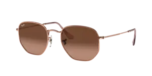 Ray-ban Ray-Ban Hexagonal Flat Lenses Sunglasses Brown Gradient