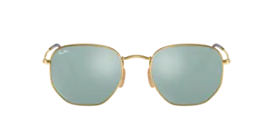 Ray-ban Hexagonal Flat Lenses Sunglasses - Silver Flash