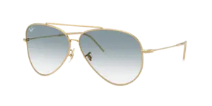 Ray-ban Aviator Reverse Sunglasses - Clear Gradient Blue