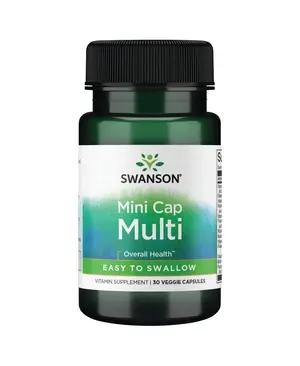 SWANSON Daily Multivitamin Without Minerals 30 Veg Capsules - No Color