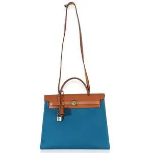 Hermès Herbag Zip 31 Pm Bag - Blue