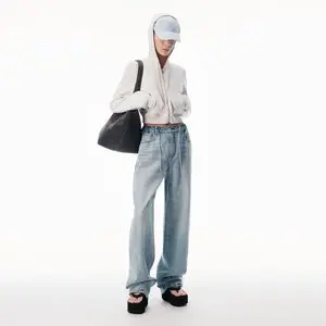 Alexander Wang Crystal Drawcord Balloon Joggers