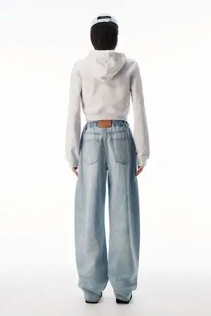 Alexander Wang Crystal Drawcord Balloon Joggers