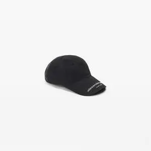 Alexander Wang Crystal Logo Baseball Cap - Black