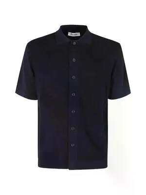 KANGRA Waffle-knit Short-sleeved Shirt