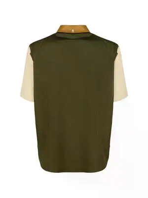 Marni Colour-block Logo-embroidered Shirt