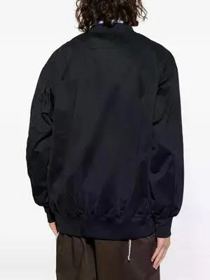 Comme Des Garçons Zip-pocket V-neck Sweater