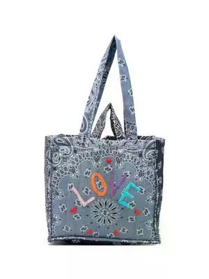 CALL IT BY YOUR NAME Bandana Print Tote Bag