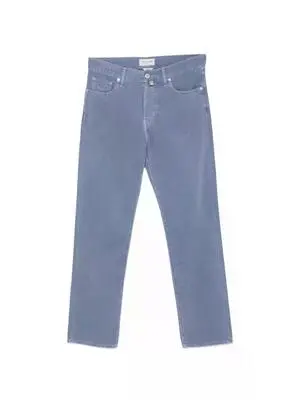Jacob Cohen Straight-leg Logo-patch Trousers