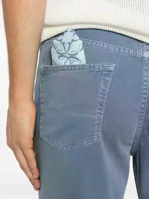Jacob Cohen Straight-leg Logo-patch Trousers
