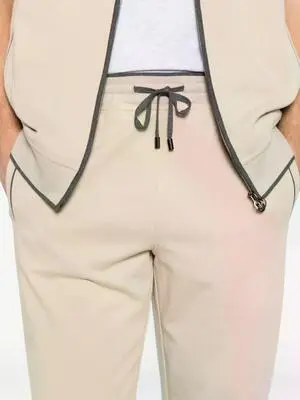 Stefano Ricci Logo-embroidered Drawstring Track Pants
