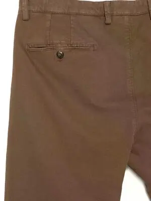BRIGLIA 1949 Belt-loops Chino Trousers - Brown