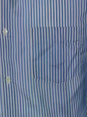 Comme Des Garçons Vertical-stripe Chest-pocket Shirt