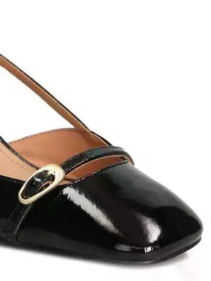 BIBI LOU Patent Finish Slingback Pumps