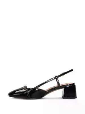 BIBI LOU Patent Finish Slingback Pumps