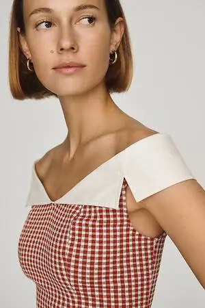 Maeve Off-shoulder Collared Top