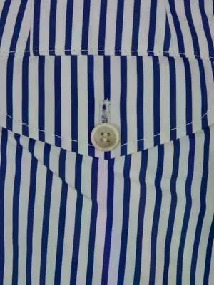 Comme Des Garçons Vertical Stripe Pleated Shorts