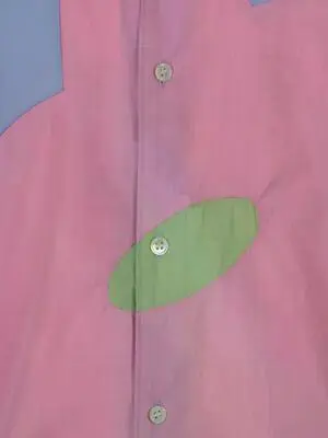 Comme Des Garçons Abstract-patchwork Shirt